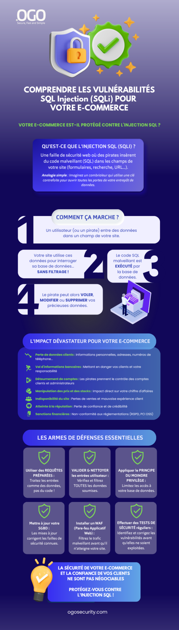 [Infographie] Comprendre les vulnérabilités SQL Injection (SQLi) pour ...